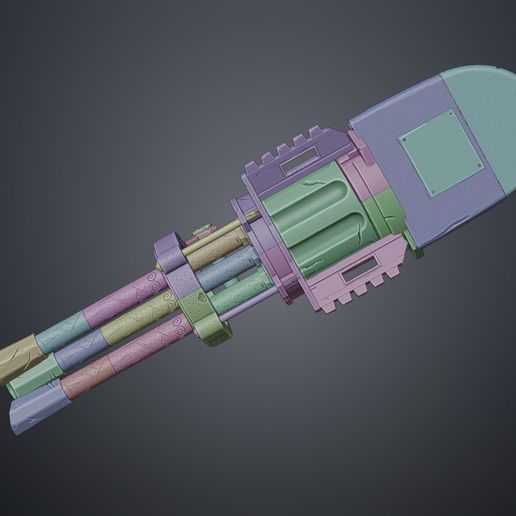 🔫 Jinx Pow-Pow Minigun - Arcane・ 3D File for 3D printing・Cults