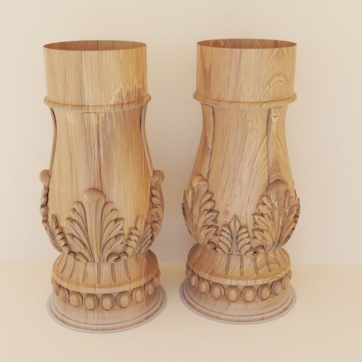 🦵 column and table leg・ STL File for 3D printing and CNC machining ...