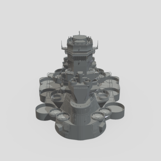 ⛵ IJN Yamato Superstructure 1/200 & 1/350 Scale – Ultra-Detailed WWII ...