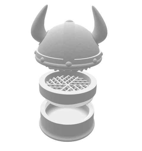 📱 GRINDER VIKING・Arquivo STL para Impressão 3D・Cults