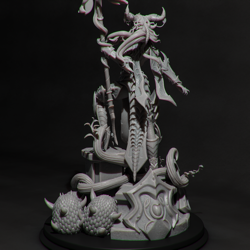 🗺️ Alexstrasza | Statue | World of Warcraft fan art・ 3D File for 3D ...