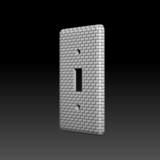 🎨 Weave Switch Cover・ STL File for 3D printing and CNC machining ...