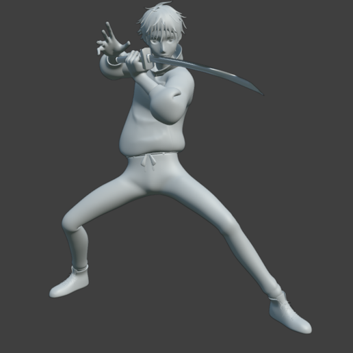 🧙 Yuta Okkotsu (Jujutsu Kaisen 0) 3D Printable STL with Base・ STL File ...