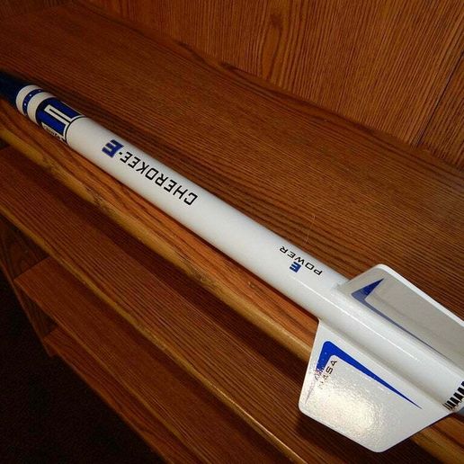 🚀 Estes Cherokee-E model rocket (kit #2408)・Free STL File for ・Cults