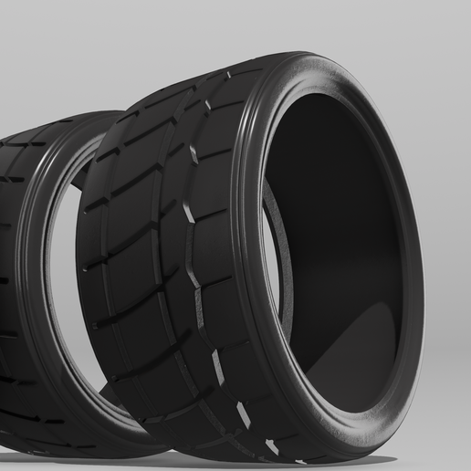 💶 Pro Touring Tire 21 inch 335x25 Toyo pattern・ STL File for ・Cults