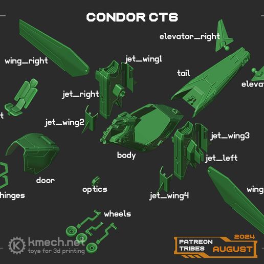 ️ CONDOR aircraft・ 3D File for 3D printing・Cults
