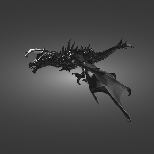 🎨 Alduin・ STL File for ・Cults