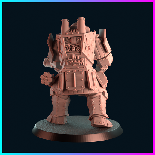 🎲 The Hollow War - Machine Knight・ STL File for 3D printing・Cults