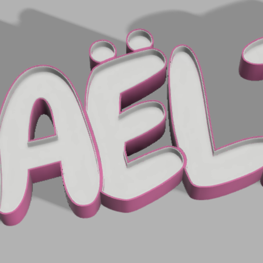 STL file Name MAËLIE・3D printer model to download・Cults