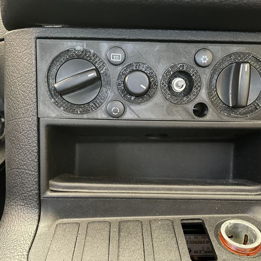 🕰️ E36 AC Relocation Panel・ STL File for 3D printing・Cults