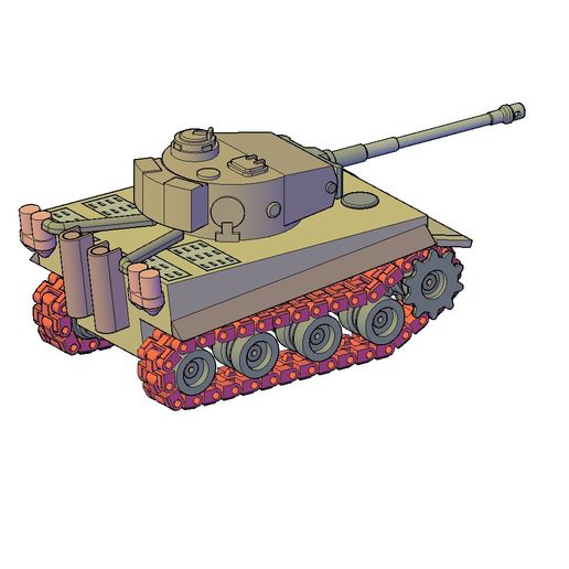 Archivo STL TANQUE TIGER 1 MINI 🐅 ・Modelo para descargar y imprimir en ...