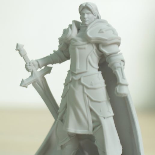 🎲 Paladin - DnD Miniature - Pre-Supported・ 3D File for 3D printing・Cults