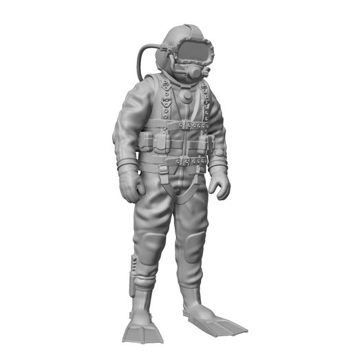 🗿 Industrial Diver Pos 02・ STL File for 3D printing・Cults