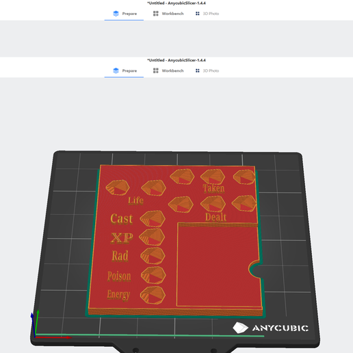 🪄 Custom EDH Command Zone・ STL File for 3D printing・Cults