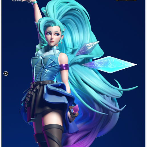 👾 Seraphine・ 3D File for 3D printing・Cults