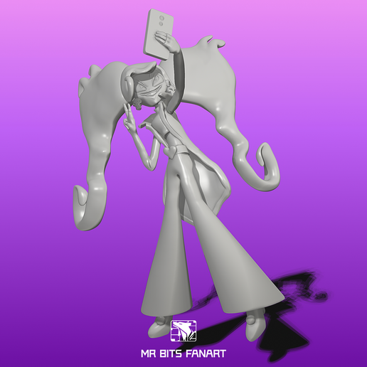 🏨 Velvette - HAZBIN HOTEL FANART・ STL File for 3D printing・Cults