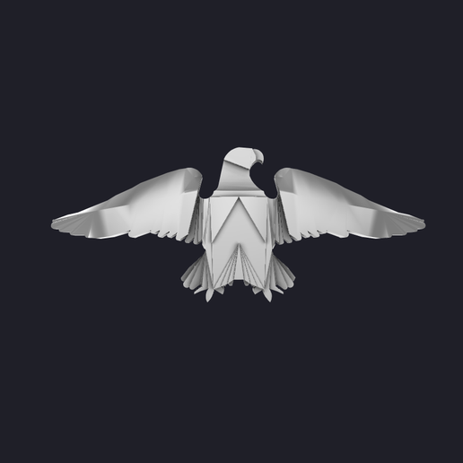 🦅 Eagle Emblem (Colonel Captain) 3D MODEL・ 3D File for 3D printing・Cults
