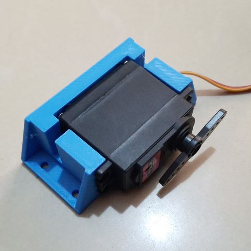 🧞‍♂️ MG996 Servo Horizontal Mount・ STL File for 3D printing・Cults