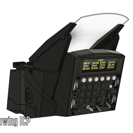 ️ F-16 Cockpit HUD 1:1 Scale・ STL File for 3D printing and CNC ...