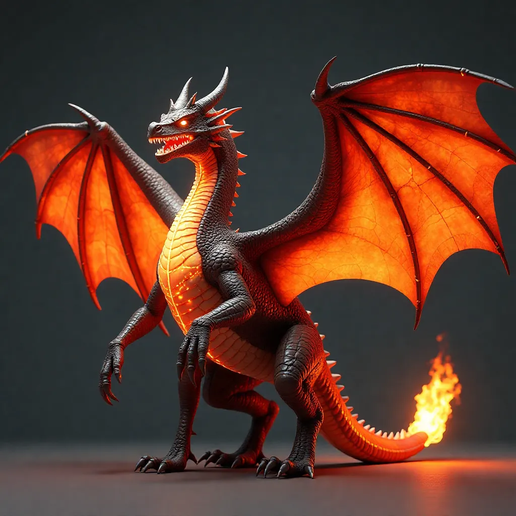 🐉 Dragon #8・Archivo STL para Impresión 3D・Cults