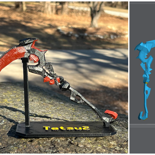 🐉 OSRS Sanguine Scythe of Vitur • Runescape・ STL File for 3D printing・Cults