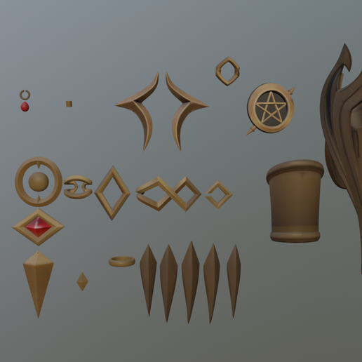 3D file Gina prop for cosplay Solo Leveling Arise 💍 ・3D printing idea ...