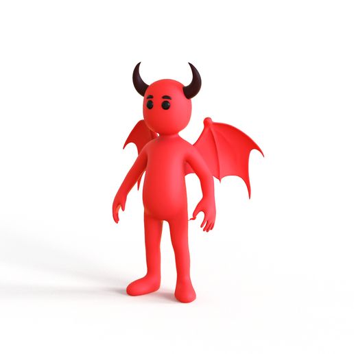 😈 Devil 001・ STL File for 3D printing・Cults