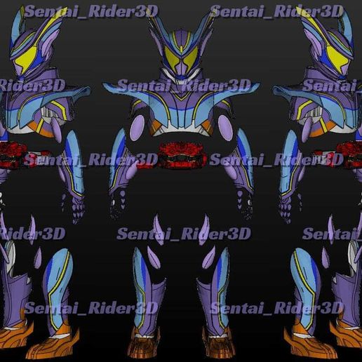 👨‍🎨 Kamen Rider Master Gavv PEPAKURA・ 3D File for Papercraft & Origami ...