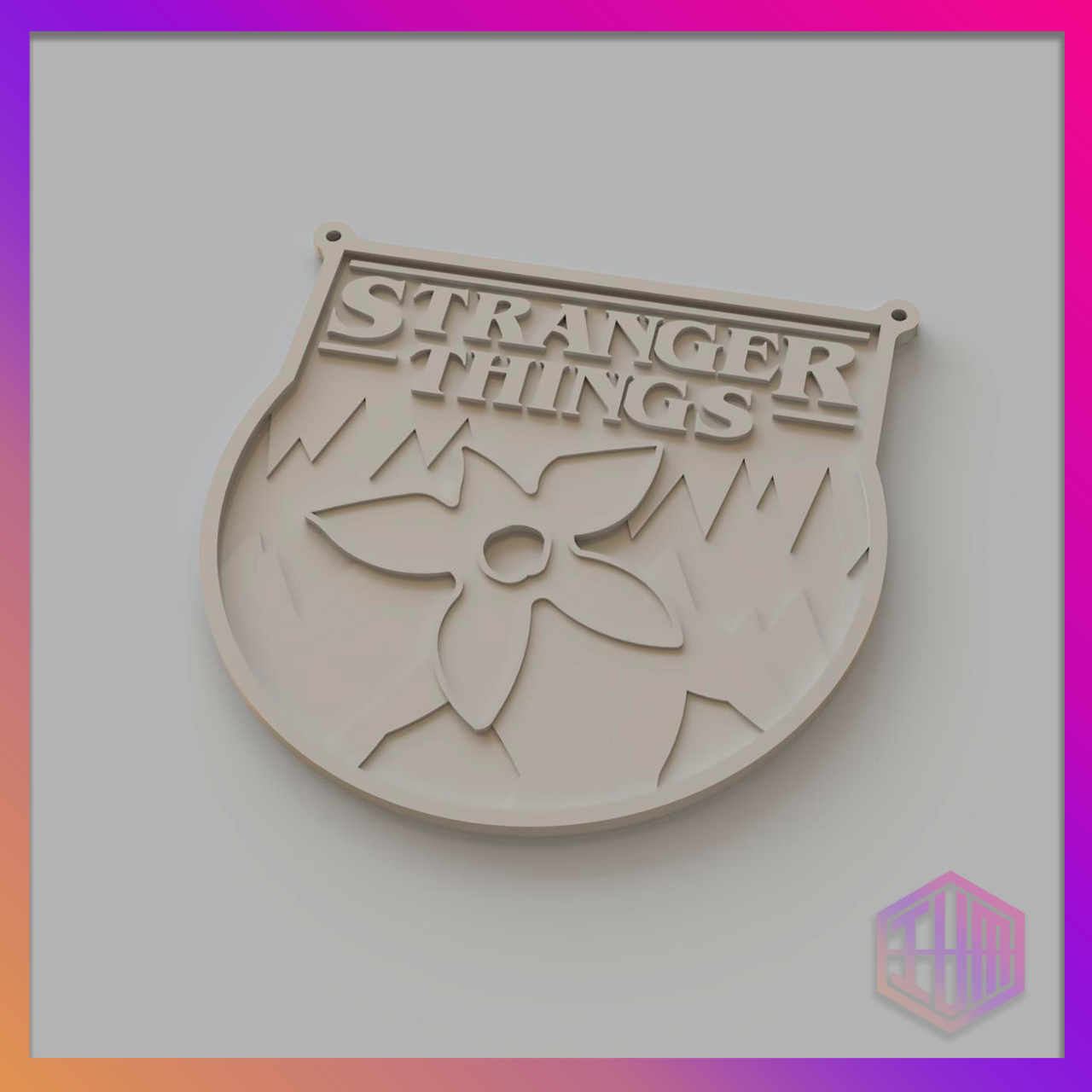 Free STL file STRANGER THINGS DECORATIVE RELIEF・Object to download and ...