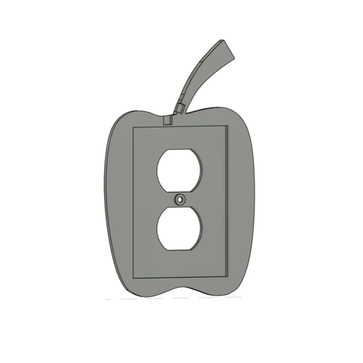 STL file Apple Outlet Cover 🍎 ・3D printable model to download・Cults