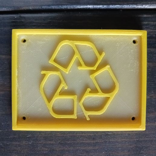 🗑️ Trash Can and Recycle Signs・ STL File for 3D printing・Cults