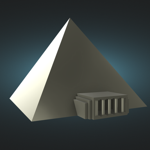 🇪🇬 Egyptian pyramid・Free STL File for ・Cults