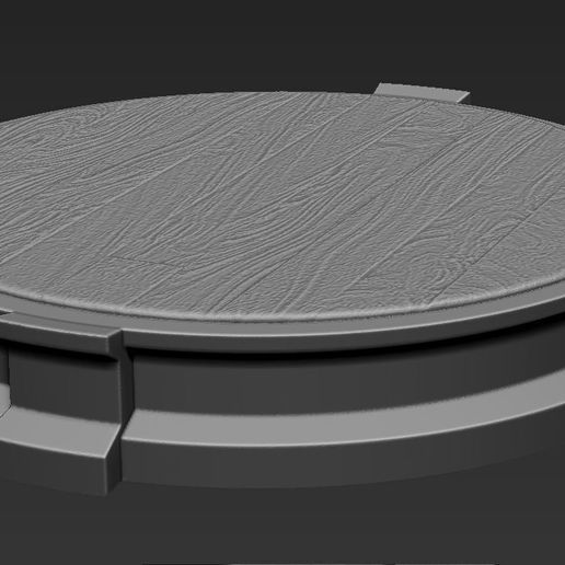 🪵 Decorative Wooden Base Stand for figurines・ 3D File for 3D printing・Cults