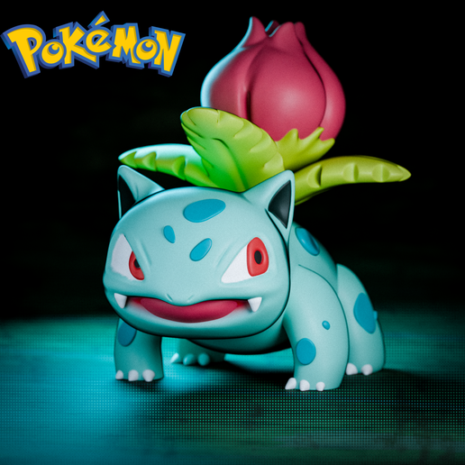 STL file Ivysaur 🐉 ・Model to download and 3D print・Cults