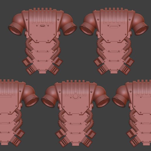 ⬆️ up armoured corvis pattern bodys・ 3D File for 3D printing・Cults