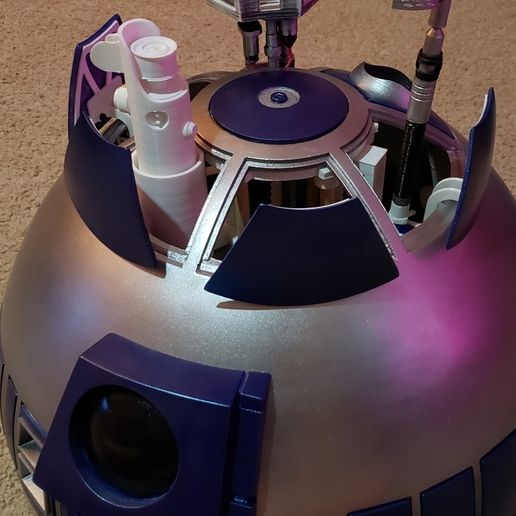 🤖 R2D2 Periscope / LifeScanner / Lightsaber Lift System・Free 3D File ...