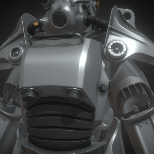 🦸 FALLOUT POWER ARMOR T45・ 3D File for 3D printing・Cults