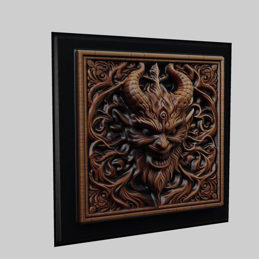 3D file Devil Demon for CNC Router Laser & 3D Printer 😈 ・Model to ...