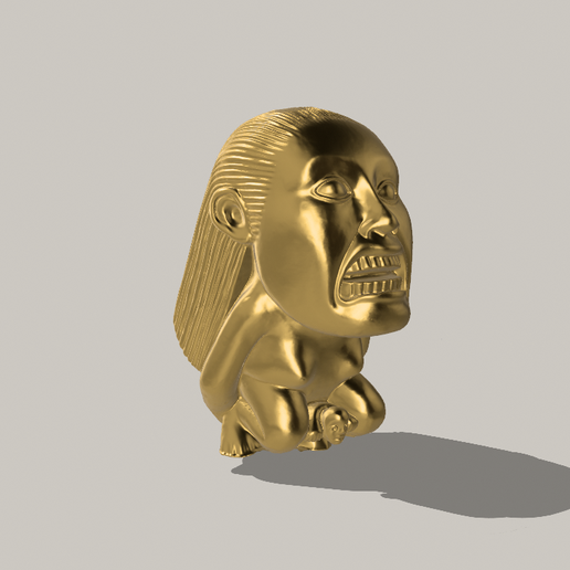 🗿 Indiana Jones golden idol・ STL File for 3D printing・Cults