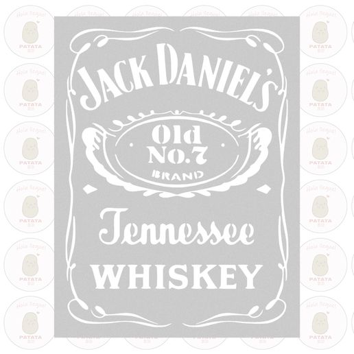 jack daniels stencil
