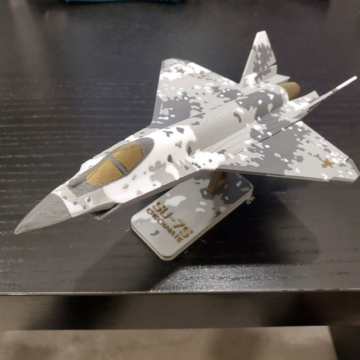 🦸 Sukhoi SU-75 ARMABLE・ STL File for 3D printing・Cults