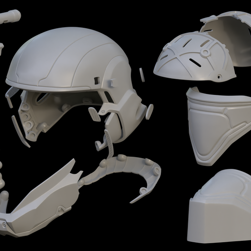 🪖 Pro Series Anniversary ODST helmet 3d print file・ 3D File for 3D ...