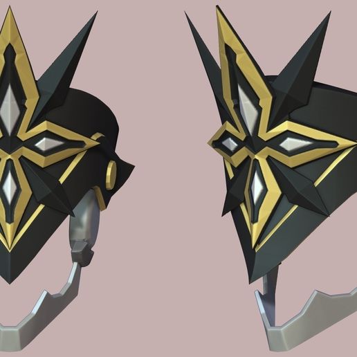 🪖 Capitano Helmet - genshin impact・ STL File for 3D printing・Cults