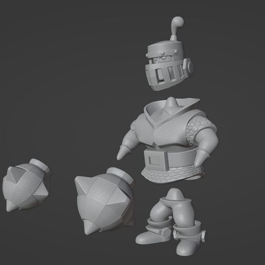 🤴 Figure of Mega Knight・ STL File for ・Cults