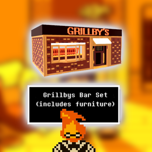 STL file Grillby's Bar Set 🎲 ・3D print model to download・Cults