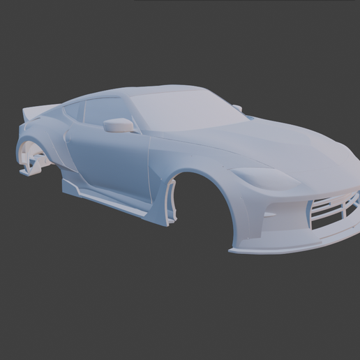 🌆 1/24 Scale JDM Z-Car (400Z-Inspired) – Printable Model Kit・ STL File ...