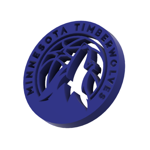STL file Minnesota Timberwolves Logo 🎨 ・3D printable model to download ...