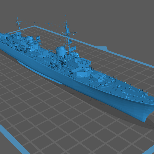 🚢 Elbin Destroyer model ship・ STL File for ・Cults