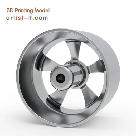 🛞 AMERICAN RACING BOSS TT WHEEL 3D PRINT MODEL・ STL File for 3D ...