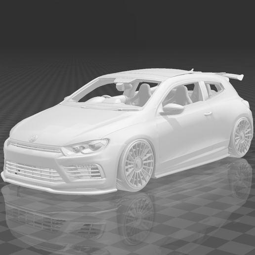 STL file Vw Scirocco R-line Full-Kit 🦸 ・3D printer design to download・Cults